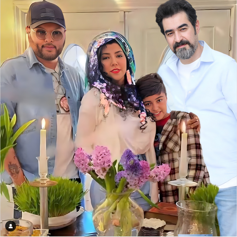 عکس شهاب حسینی با زن اولش در عید 1403 واقعا بی خیال زن دومش شده