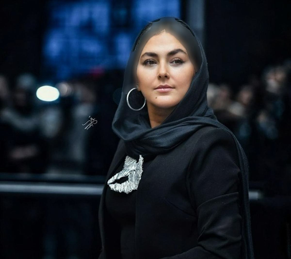 استایل خاص ماهی سریال در انتهای شب، هدی زین العابدین در یک مراسم عکس
