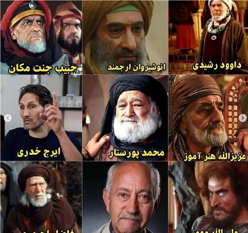 28 بازیگر زن و مرد سریال مختارنامه که فوت کرده اند از جوانترین تا