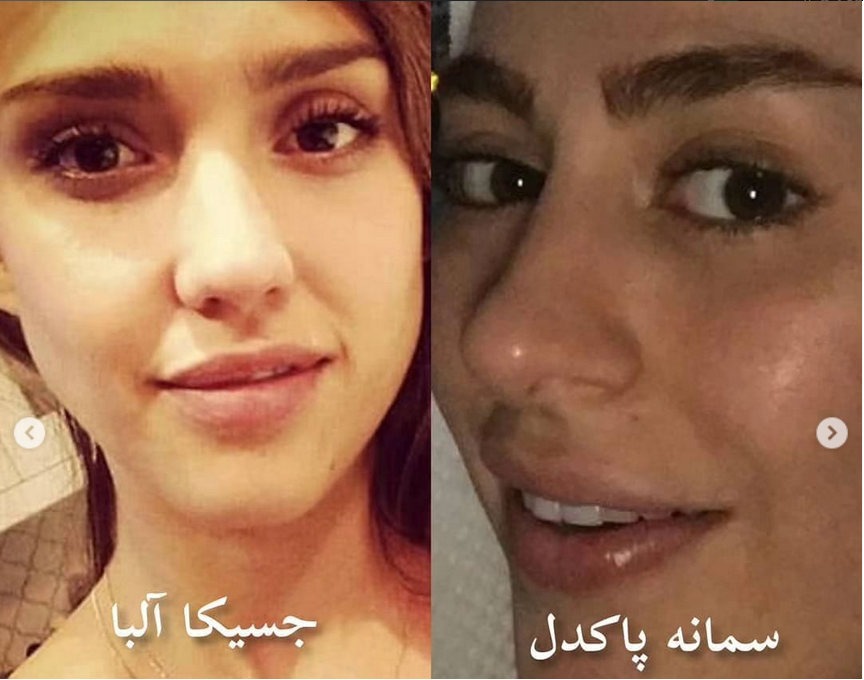 شباهت خانم بازیگران ایرانی و خارجی بدون آرایش باورتان نمی شود