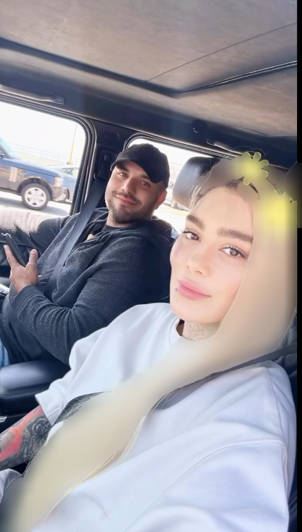 عکس سحر قریشی در آغوش دوست پسر جدیدش در امریکا این پسر جذاب و خوش