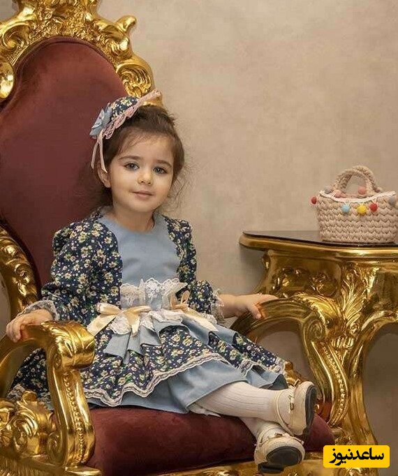 اولین عکس از زیبایی هوش پران نوه چشم رنگی پرویز پرستویی جذاب تر از