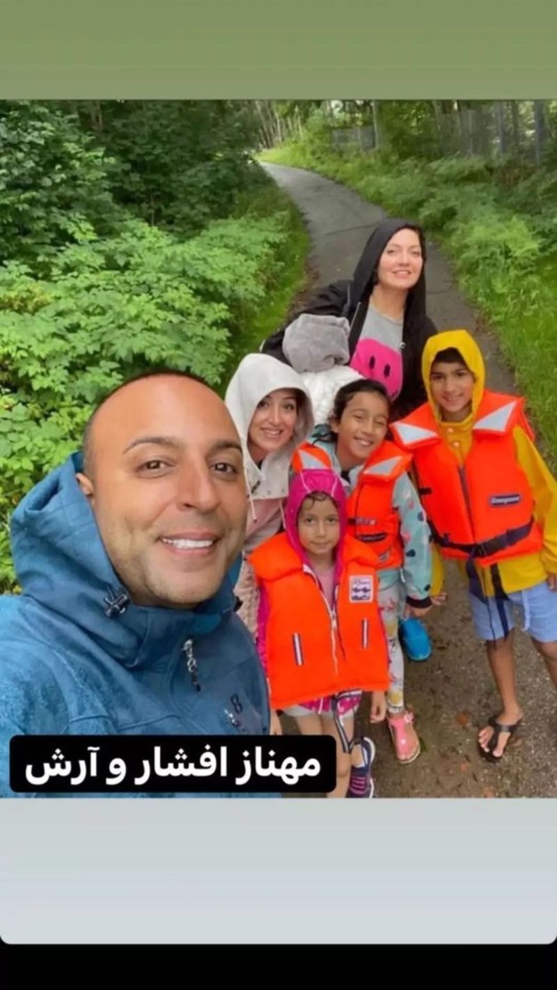 لباس بدن نمای مهناز افشار عکس شرم آور