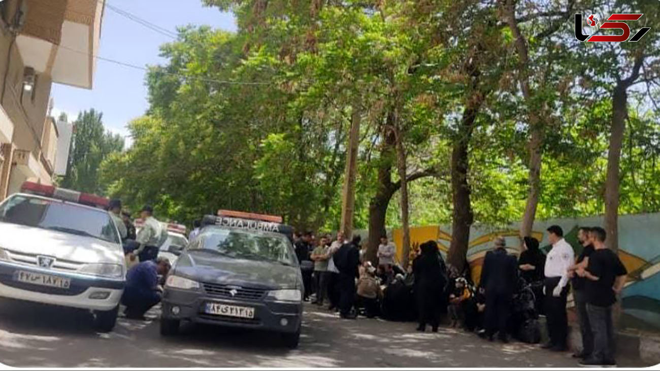 اولین عکس از قتل عام خانوادگی در خیابان رسالت تبریز پدر پس از جنایت