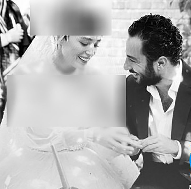 عکس عروسی فرشته حسینی و نوید محمدزاده بالاخره لو رفت لباس عروس خانم